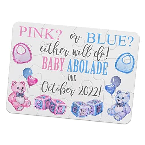 Amazon.com: Personalized Pregnancy Announcement Puzzle - Baby Reveal ...