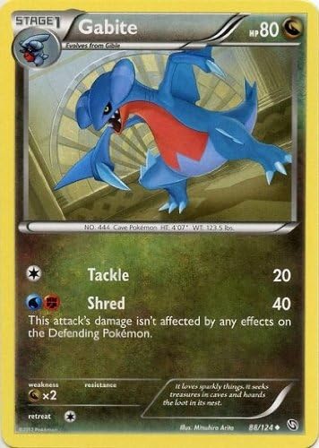 Amazon.com: Pokemon - Gabite (88) - BW - Dragons Exalted : Toys & Games