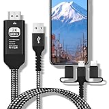 ・ブランド:Topamz・製造元:Topamz・製造元/メーカー部品番号:Phone HDMI変換ケーブル・【3in1 多機能 &amp; 充電同時ミラーリング】 1本で3種類の接続端子（Phone / Type-C / Micro USB...