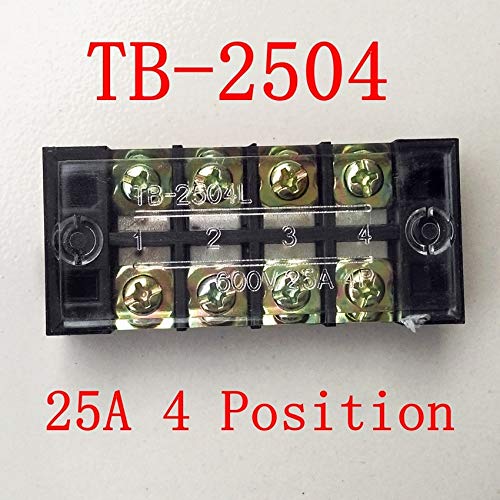 Davitu 5pcs/lot TB Terminal Block TB-2504 Panel Mounted Terminal ...
