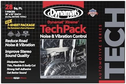 Amazon.com: Dynamat Xtreme Tech Pack Sound Deadening Car Insulation ...