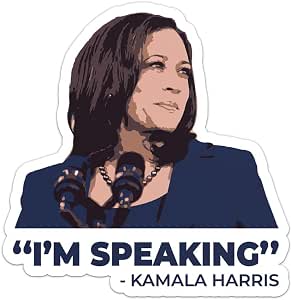 Amazon.com - Generic I Am Speaking Kamala Harris Sticker - Waterproof ...