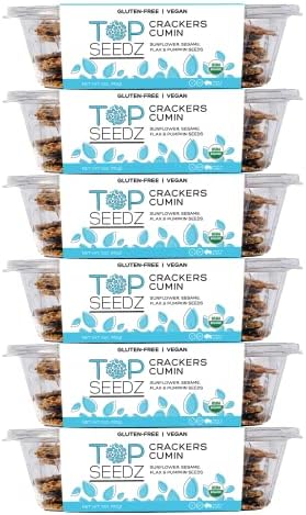 Amazon.com: Top Seedz Certified Organic Gluten Free Cumin Seed Crackers ...