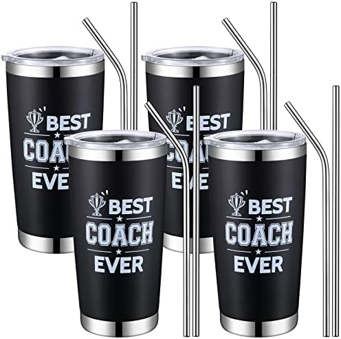 Amazon.com | Eaasty Coach Gifts for Men Best Coach Tumbler Includes 30 ...