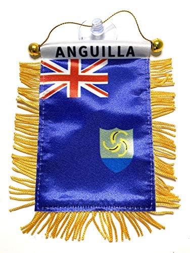 Anguilla flag for car Home Wall Door Window accessories hanging banner ...