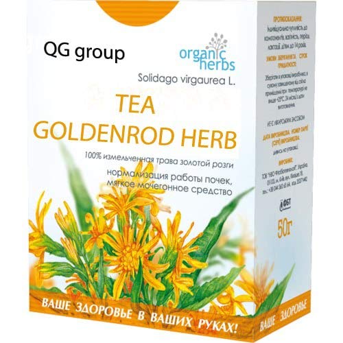 Amazon.com : TEA GOLDENROD (SOLIDAGO VIRGAUREA TEA) 100% NATURAL TEA – 2oz(50g) by QG group ...