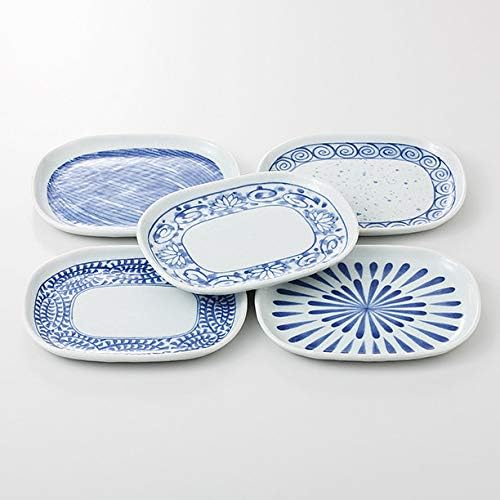 Amazon.com | Saikai Pottery Traditional Minoyaki Japanese Small Plates ...