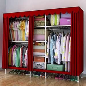 Amazon.com - mfgsaf Large Cloth Wardrobe Clothing Hanging Storage ...