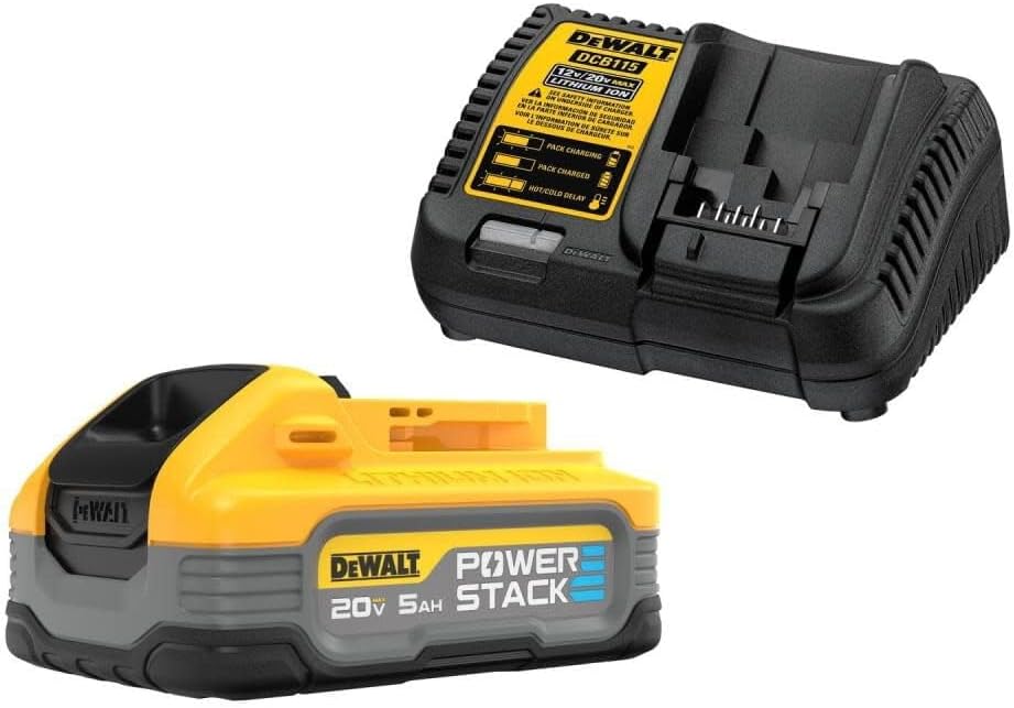 DEWALT 20V MAX 5 Ah Lithium-Ion Battery and Charger Starter Kit ...