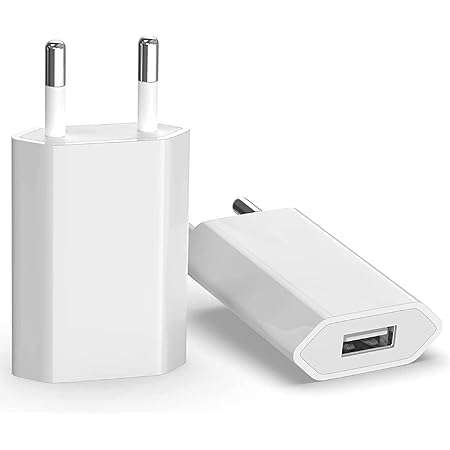 Prise USB Secteur, (2 Pack) Embout Chargeur pour iphone, Samsung Xiaomi ...