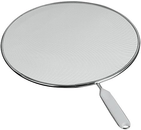 Metaltex Aluminium Mesh Splatter Screen Splash Guard,Silver,33 cm ...