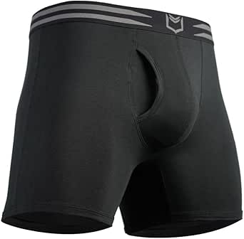 SHEATH Mens Underwear with Pouch | Men's 4.0 Cotton Dual Pouch Boxer ...