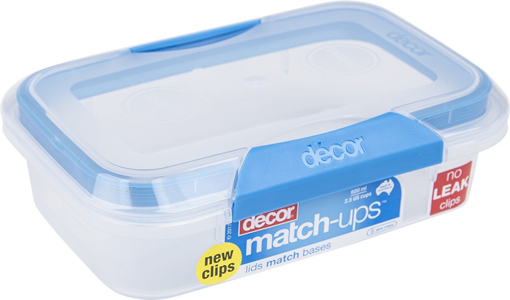 Décor Fresh Seal Clips Oblong 600ml 231810-006: Container Sets: Amazon ...