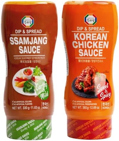 Amazon.com : Surasang Korean Sauce Gift Set - Ssamjang Sauce, Fried ...