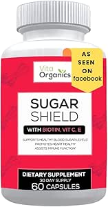 Amazon.com: Sugar Shield - Advanced Sugar Support Supplement - Biotin ...