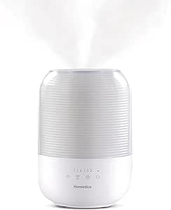 Amazon.com: Homedics Ultrasonic Cool Mist Humidifier, Top-Fill 3L Water ...