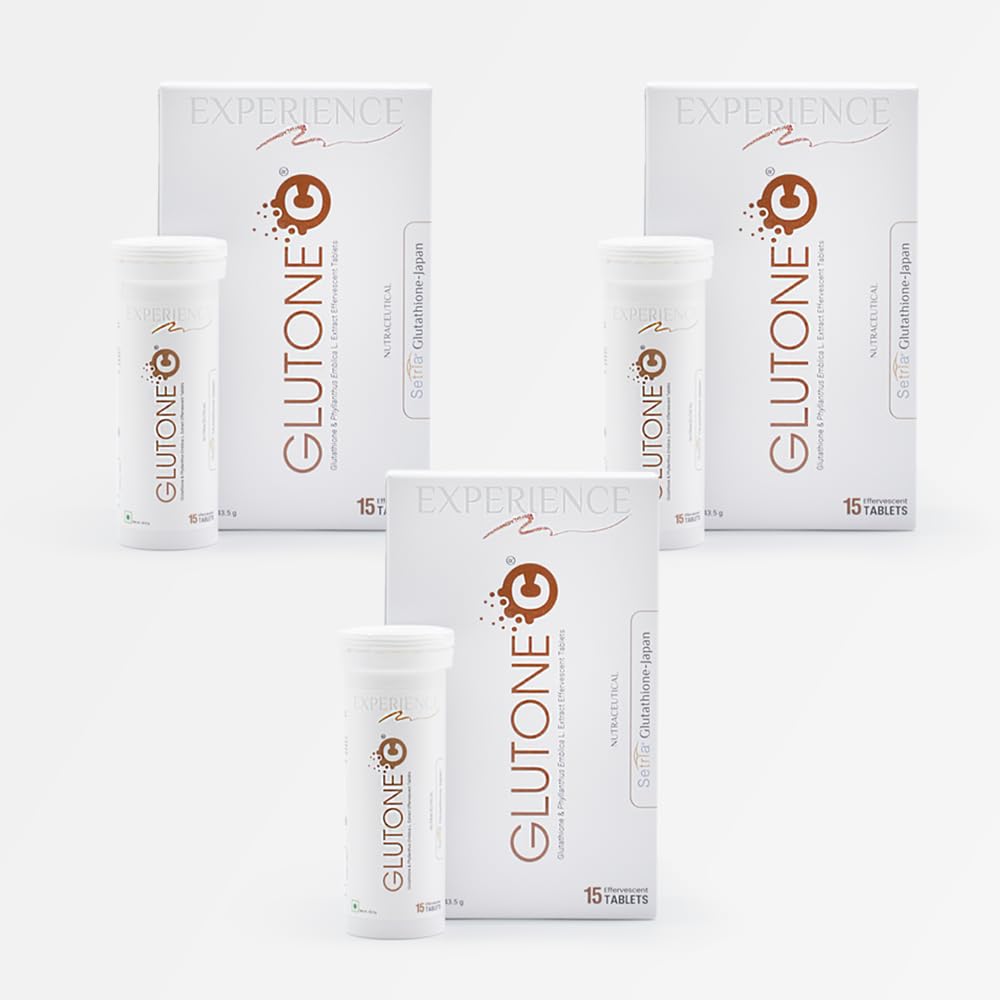 Glutone C Glutathione & Vitamin C Effervescent Tablets| Made with ...