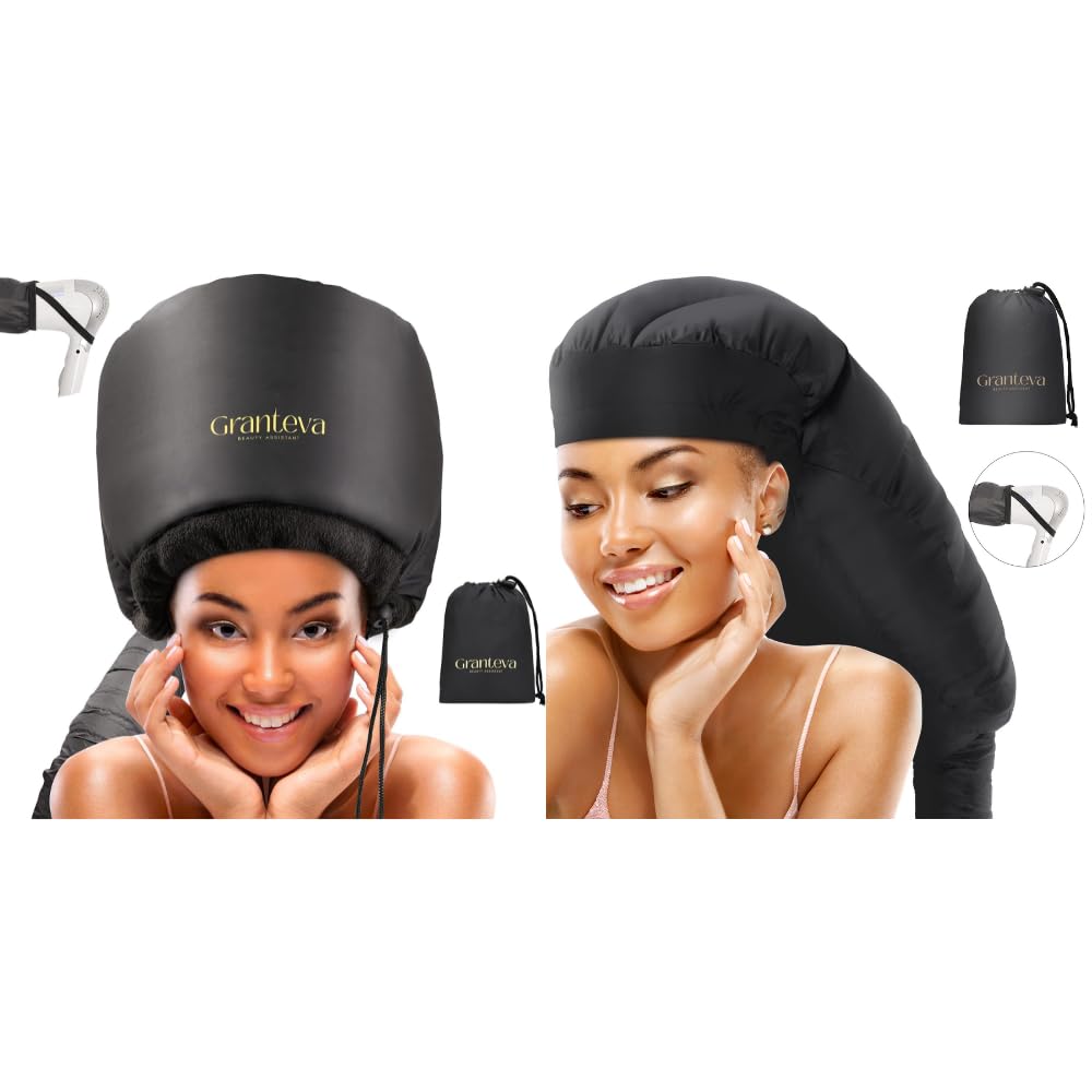 Amazon.com: Hooded Hair Dryer w/A Headband Integrated That Reduces Heat ...