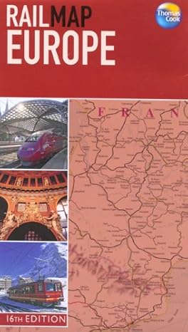 Thomas Cook Rail Map Europe: Thomas Cook Publishing: 9781841576770 ...