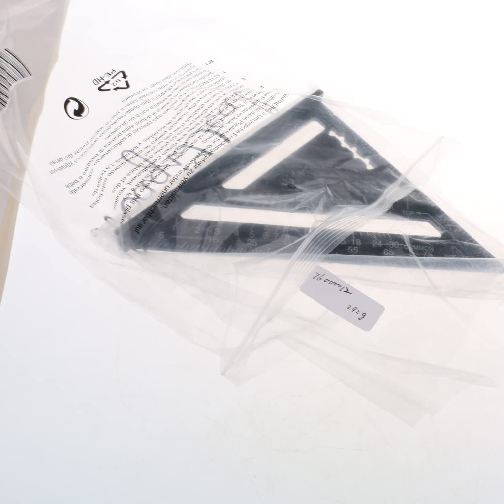 Aswadh Right Angle 7 inch Aluminum Triangular Triangle Imperial Scale ...