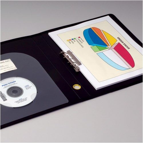 Amazon.com : Slim Presentation Clamp Binder (set Of 4) : Office Binders ...