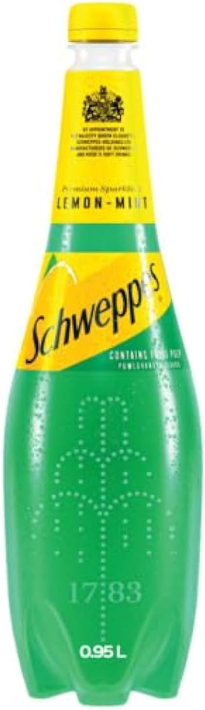 Schweppes Lemon with Mint Drink 950 ml: Buy Online at Best Price in ...