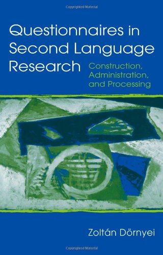Amazon | Questionnaires in Second Language Research: Construction, Administration, and ...