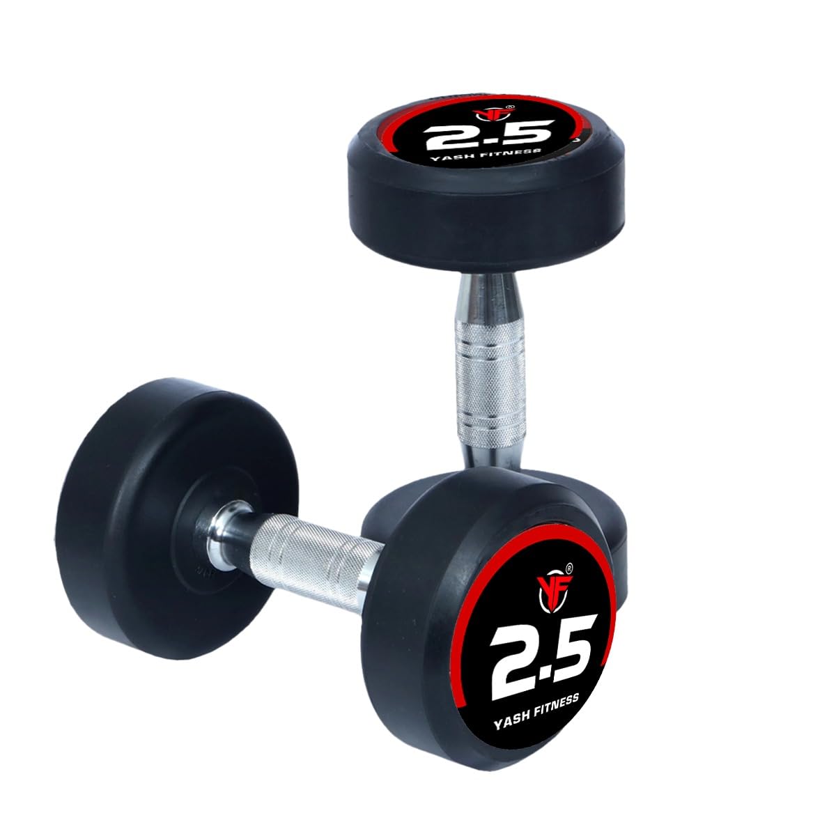 Buy YASH FITNESS Set Of 2.5KG×2 Rubber Professional Bouncer Dumbbells ...