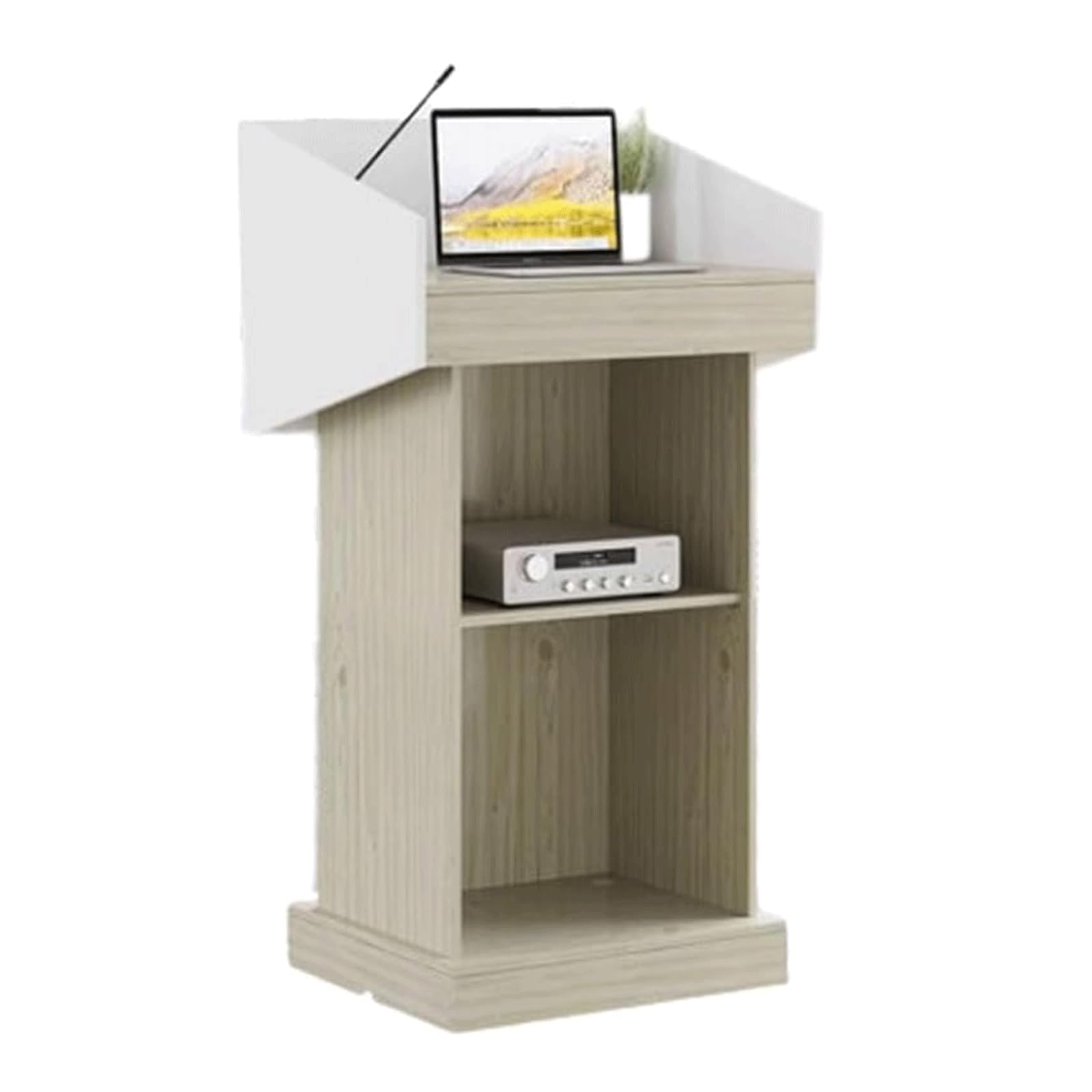 Amazon.com: Speech Podium Modern Lecterns Wooden Floor Standing Teacher ...