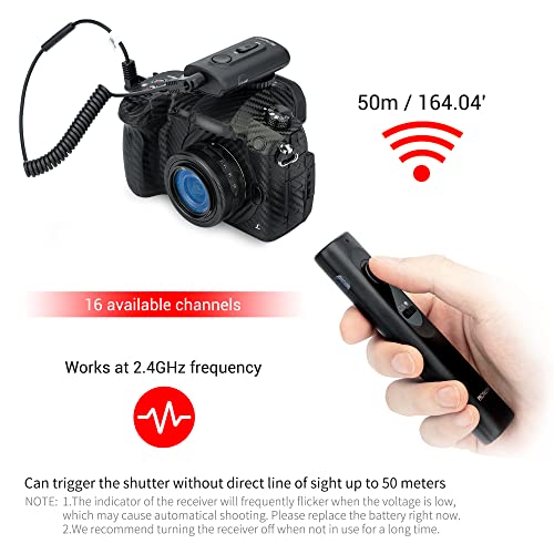 Snapklik.com : PROfezzion 164 Wireless Shutter Release Remote Control For Panasonic Lumix S5 II ...