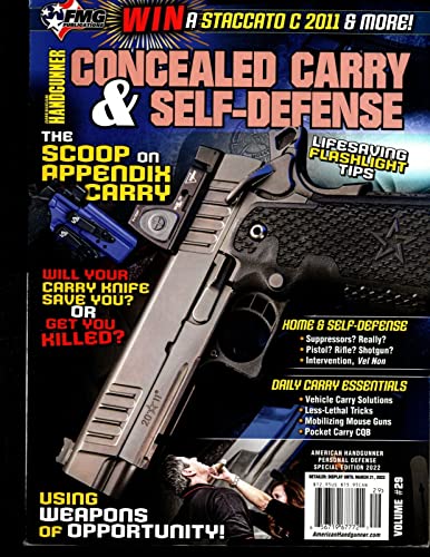 FMG PUBLICATION AMERICAN HANDGUNNER MAGAZINE CONCEALED CARRY & SELF ...