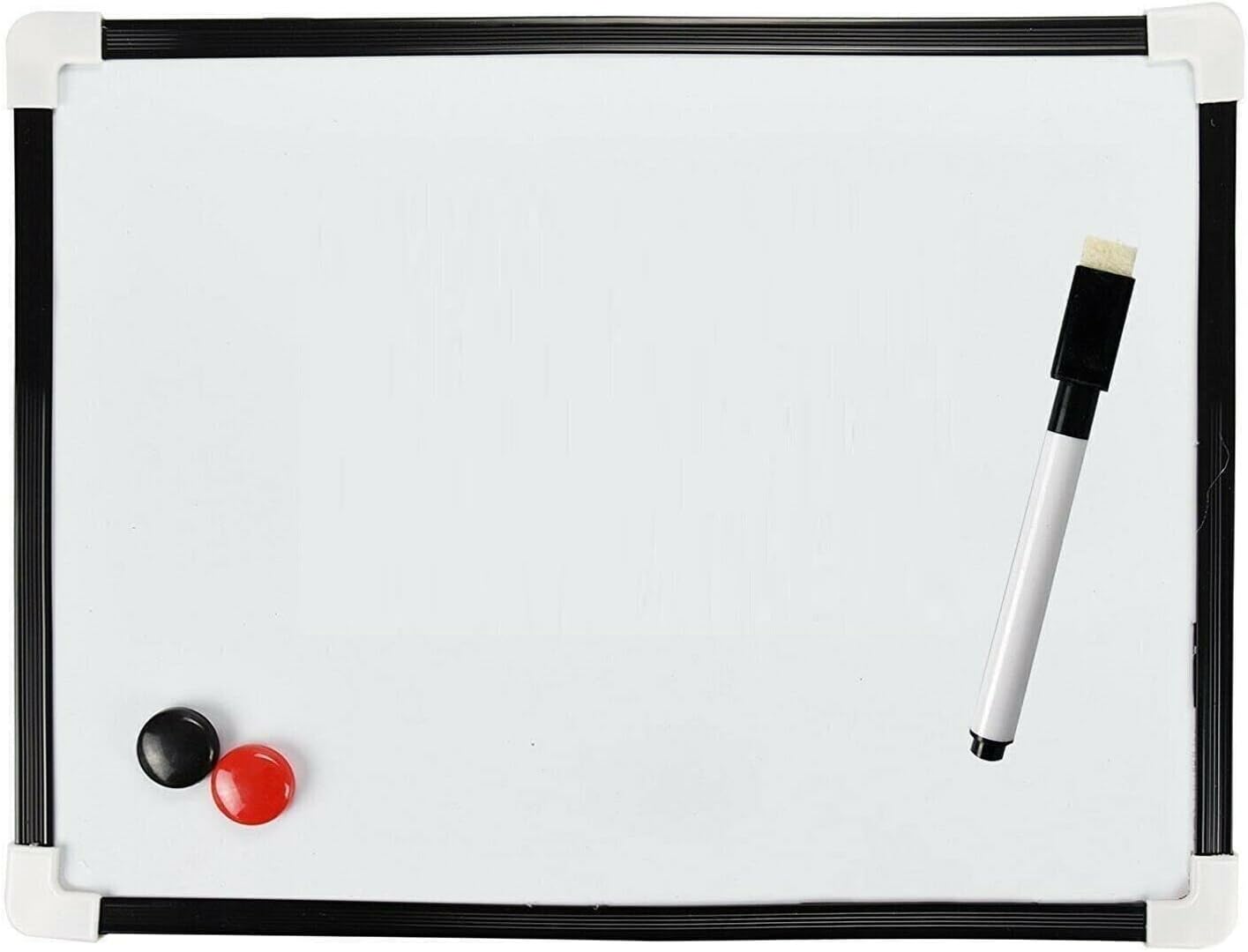 G4GADGET A4 Dry Wipe Magnetic Whiteboard Mini Office Notice Memo White ...