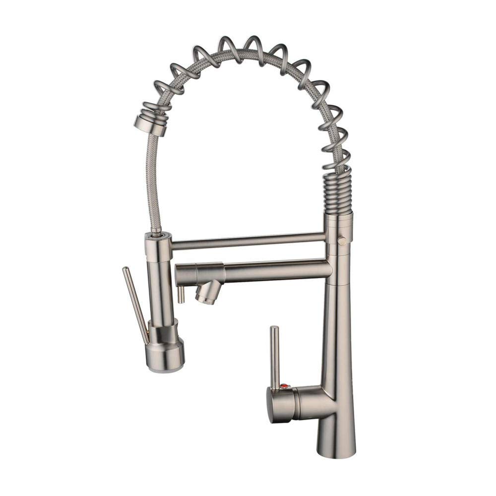 Buy Zuzanny Mixer tap Commercial Kitchen Sink Tap Pull Out Spring ...