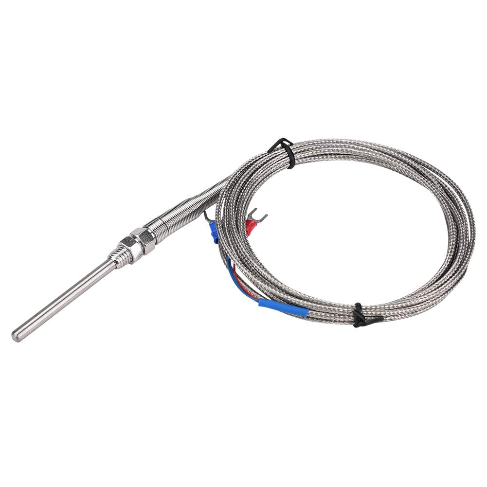 Buy Hilitand M8 Thread PT100 Platinum Resistor Thermocouple Probe ...