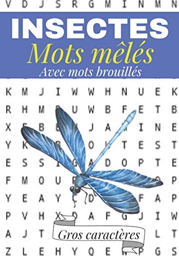 Insectes mots mêlés avec mots brouillés: Insectes Recherche de mots ...