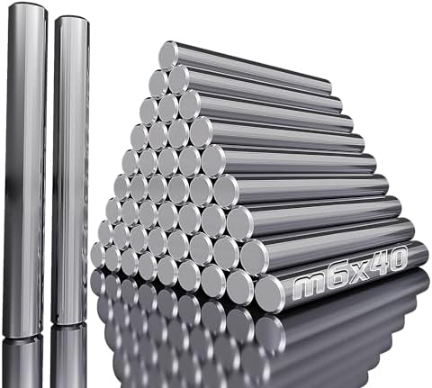 Ziamzra 50 Stück Bodenträger Ø6x40mm Regalbodenträger Zylinderstifte ...