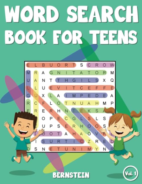 Word Search Book for Teens: 200 Word Search Puzzles for Ages 13-17 with ...