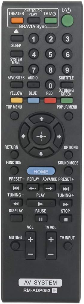Amazon.com: RM-ADP053 Replace Remote fit for Sony Blu-ray DVD BDV-E870 ...