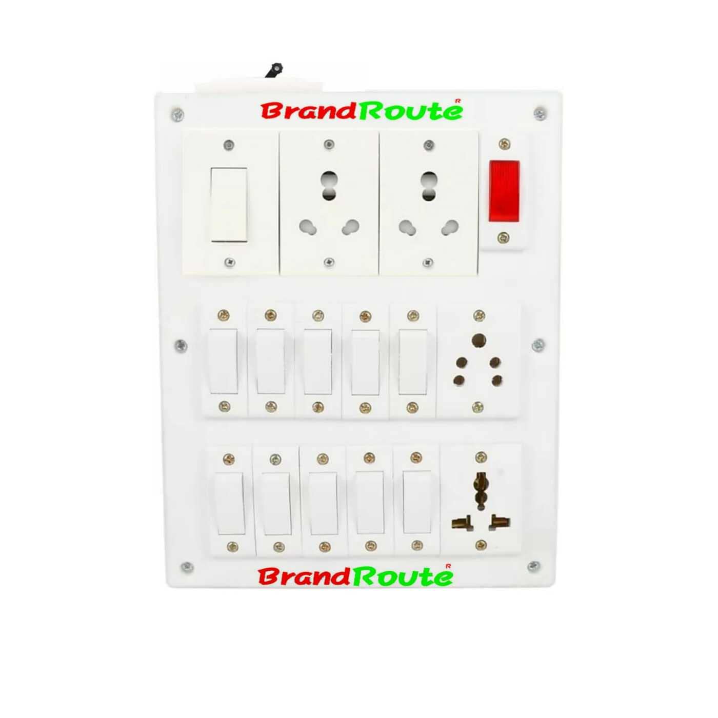 Buy Anchor Extension Board Fitted with-1 Sockets(6Amp),10 Switches(6Amp ...