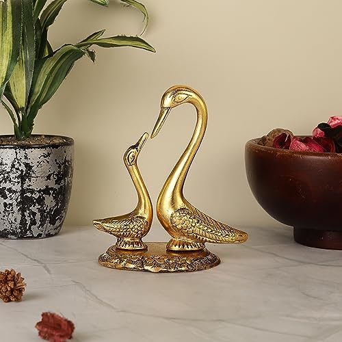 Buy Webelkart Pair of Kissing Duck, Swan Showpiece for Home Decor - 29 ...