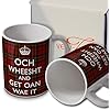 verytea Och Wheesht and Get Oan Wae It - Mug Cup - Scottish Tartan Joke ...