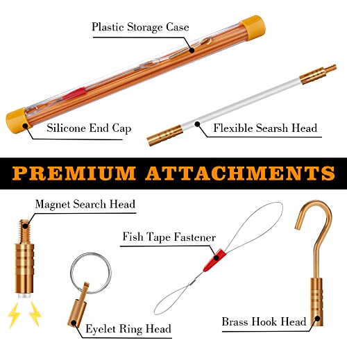 Snapklik.com : KOOTANS 22FT Fiberglass Wire Running Kit, Wire Fishing ...