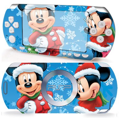 Amazon.com: Mickey & Minnie Vinyl Decal Skin Sticker for Sony PSP 2000 ...