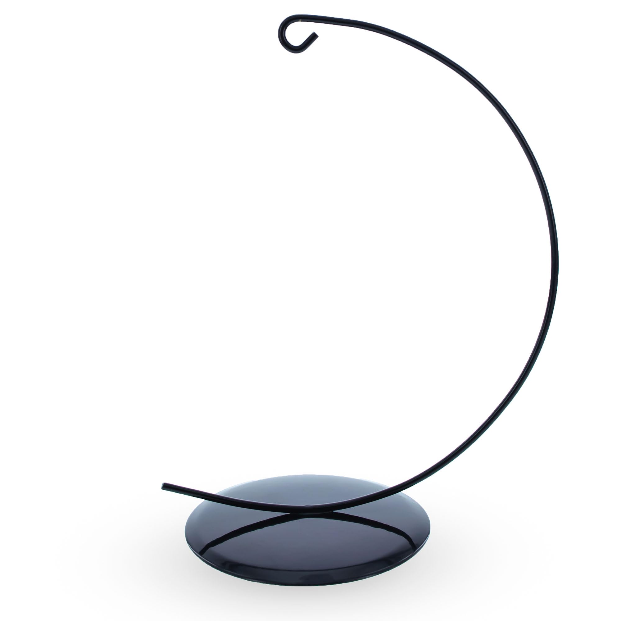 Amazon.com: Curved Black Metal Solid Round Base Ornament Display Stand ...