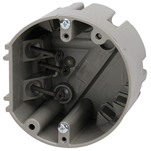 Madison MSBRND 4" Round Ceiling/Fixture Box, Depth: Adjustable, Non ...