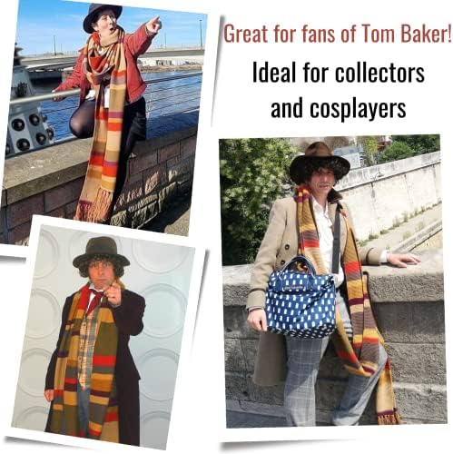 Amazon.com: Doctor Who Scarf - 18ft Long Season 16-17 Official BBC ...