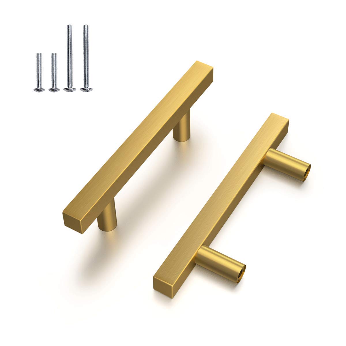 Goldentimehardware 25 Pack Gold Drawer Pulls,3 Inch Brushed Gold ...
