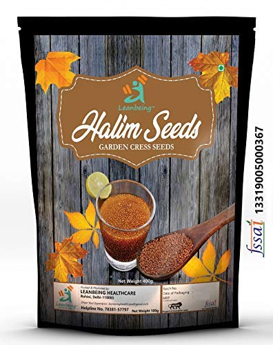 Leanbeing - Halim Seeds (400Gm) - Garden Cress Seeds - Halam/Halo Seeds ...