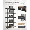 Amazon.com: SONGMICS 5-Tier Storage Shelves, Set of 2 Garage Storage ...