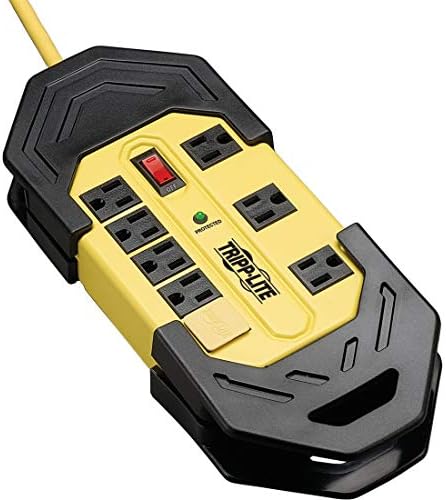 Amazon.com: Tripp Lite 8 Outlet Industrial Safety Surge Protector Heavy ...